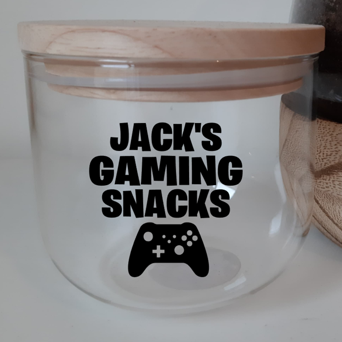 Gaming Snack Jar Sticker – My Crafty Dog